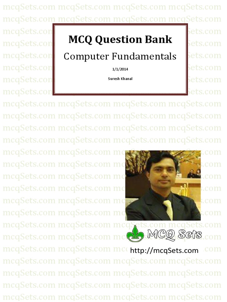 Computer Fundamentals MCQ Bank | PDF | Computer Program | Programming