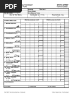 Traffic Count Data Sheet | PDF | Truck | Trailer (Vehicle)