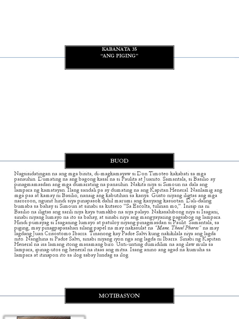 Kabanata 35 | PDF