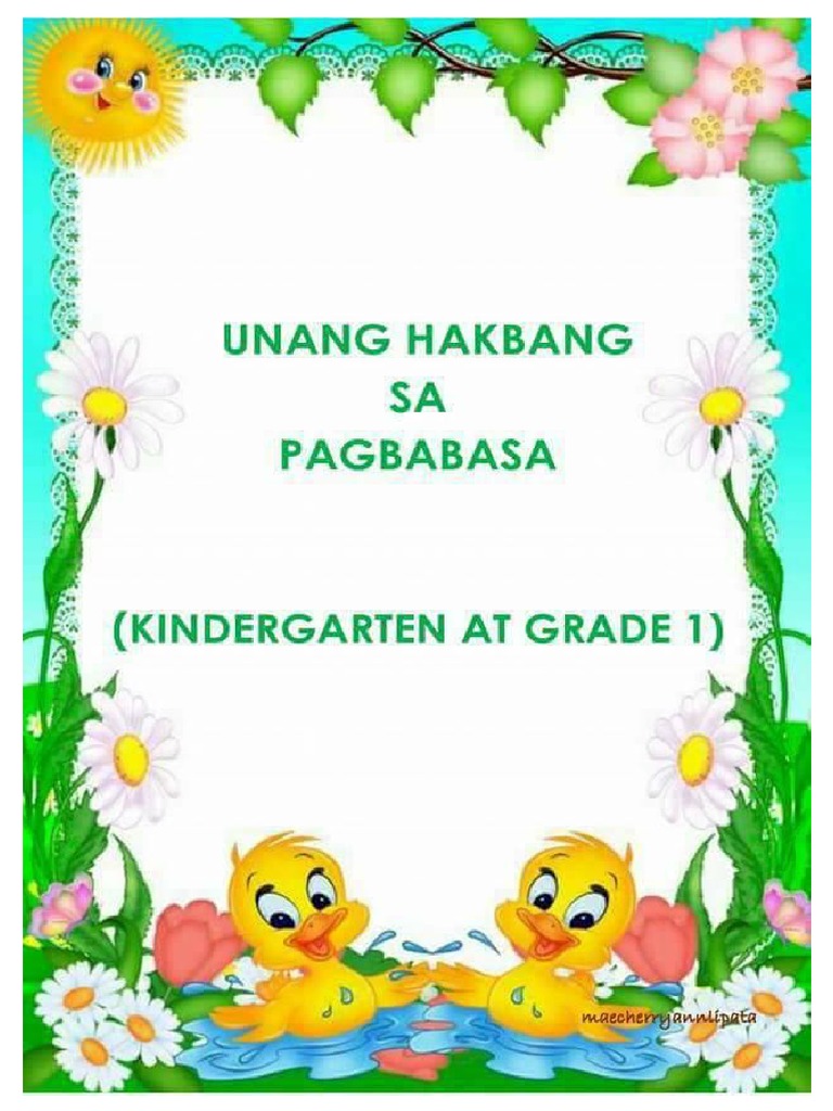 Mga Unang Hakbang Sa Pagbasa | PDF