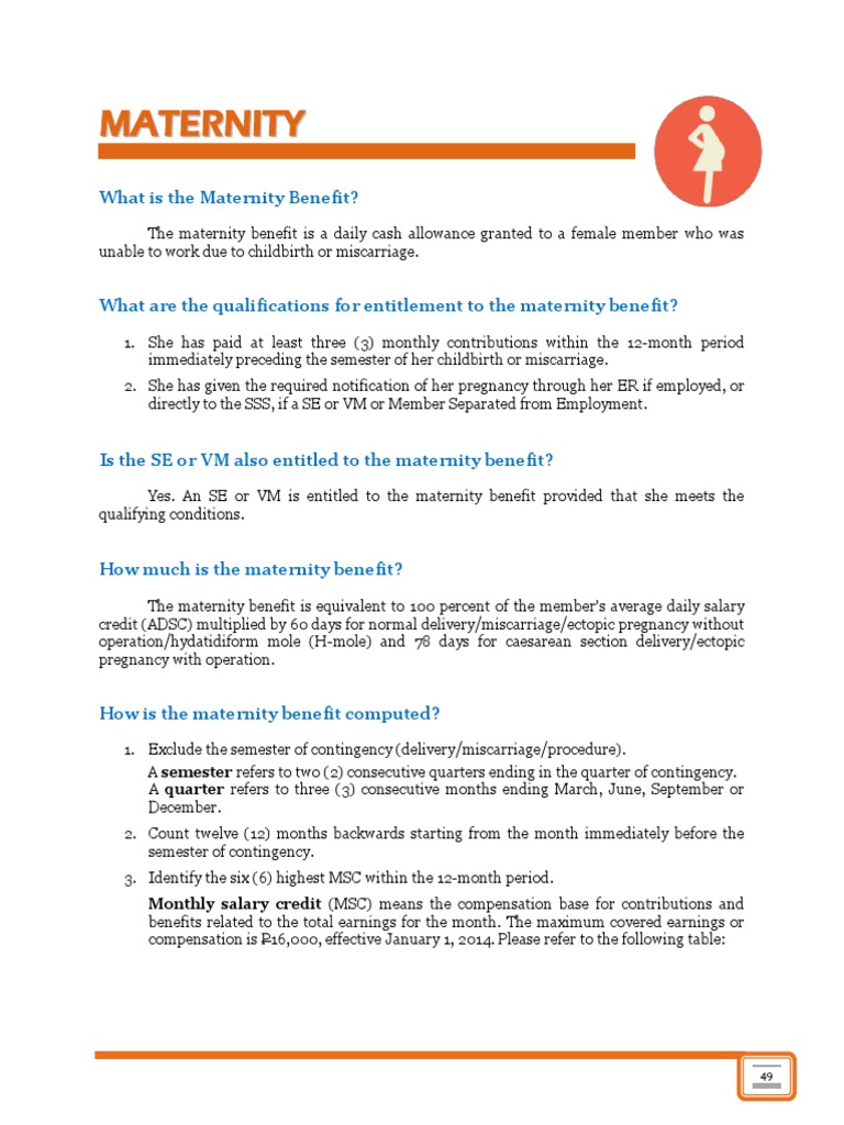 Maternity Benefits PDF | PDF | Notary Public | Identity Document