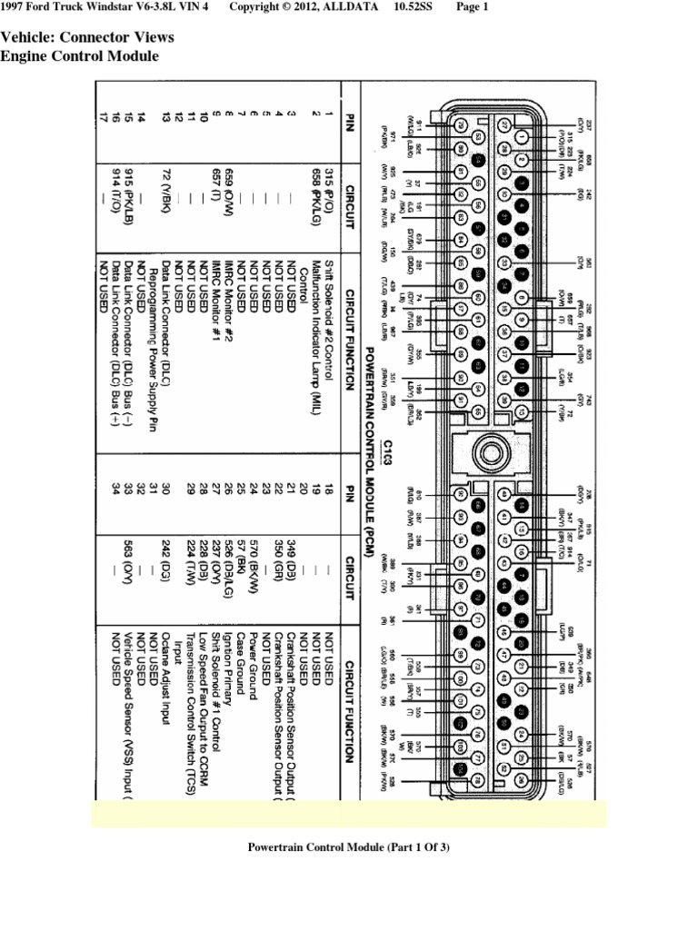PCM Windstar 97 | PDF