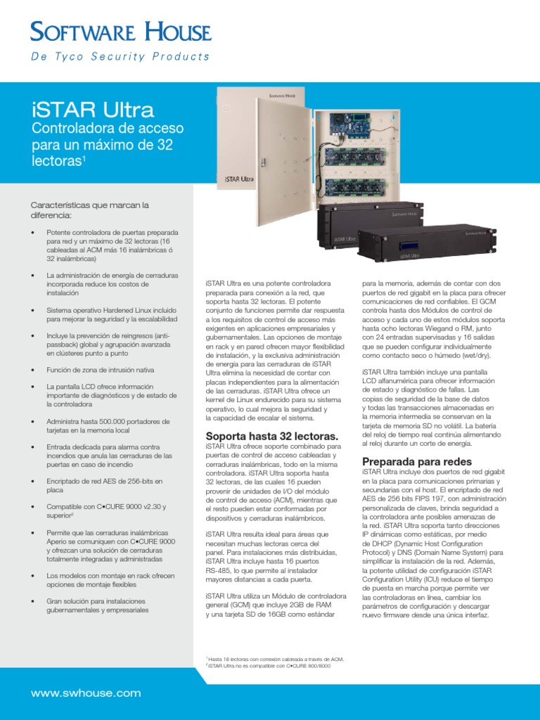 ISTAR-Ultra-Controller Ds r04 LT Lat Es | PDF | Grupo de computadoras ...