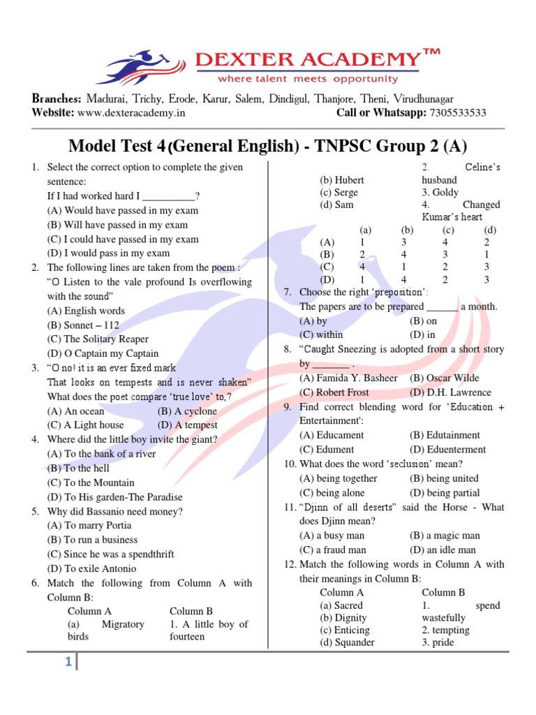 Click Here To Download General English 4 | PDF | Mahatma Gandhi | Poetry