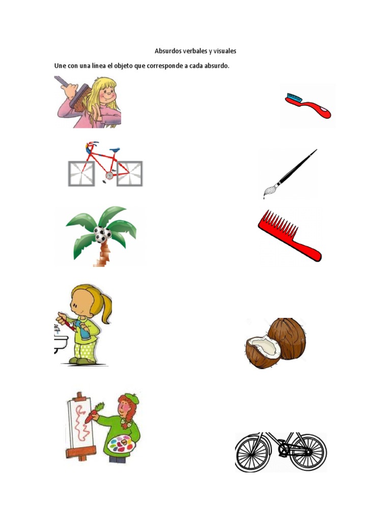 Tarea Absurdos Verbales y Visuales | PDF