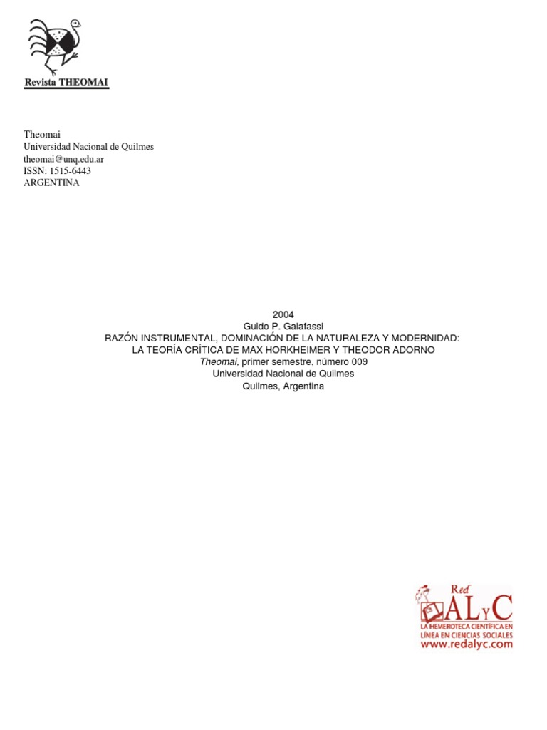 Galafassi - Razon Instrumental y Naturaleza | Descargar gratis PDF ...