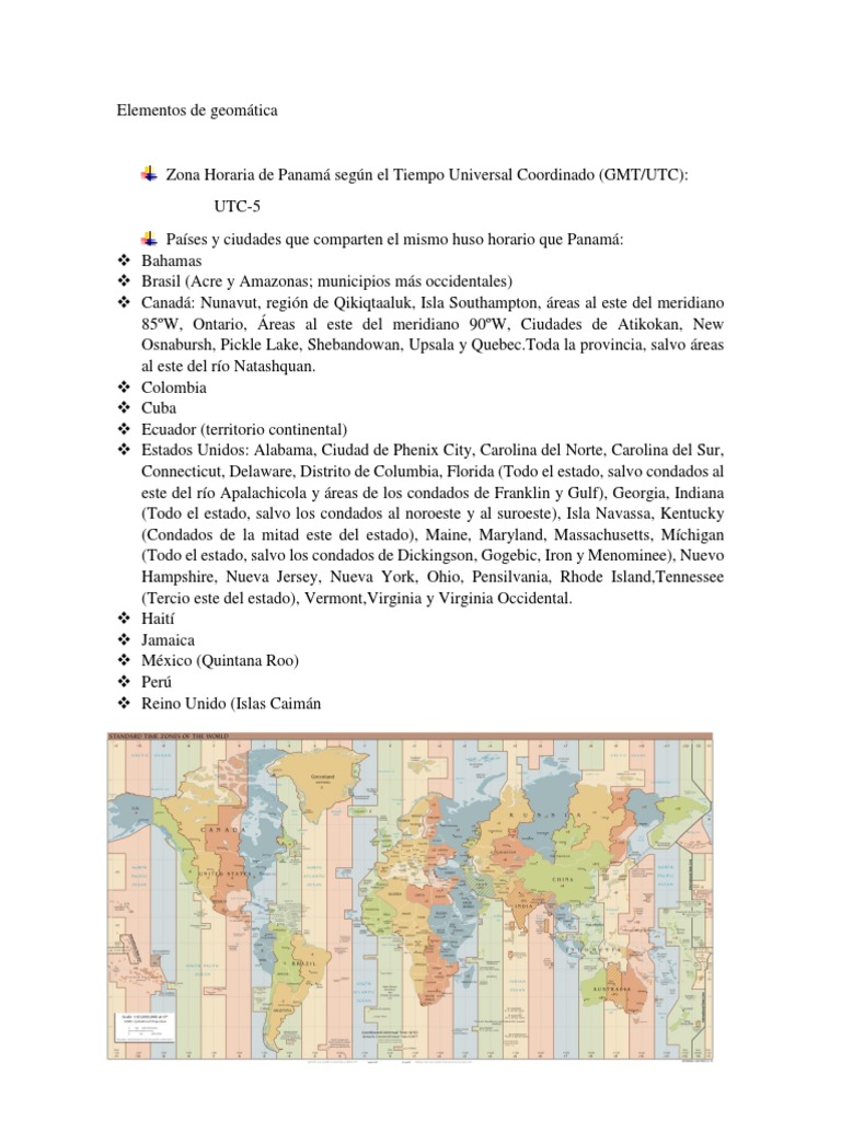 Huso Horario de Panamá | PDF