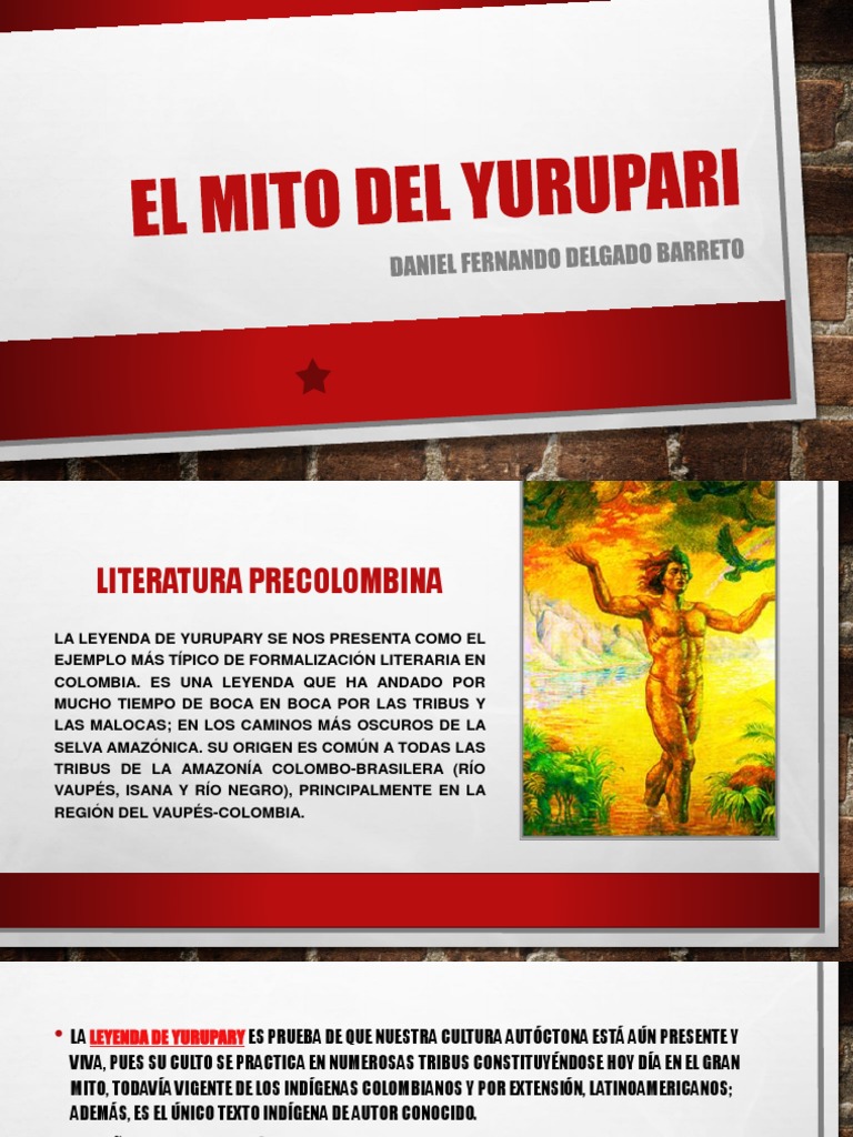 El Mito Del Yurupari | PDF | Pueblos Indígenas de las Américas