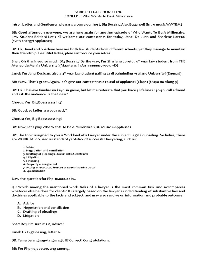 Script | PDF | Appeal | Lawsuit