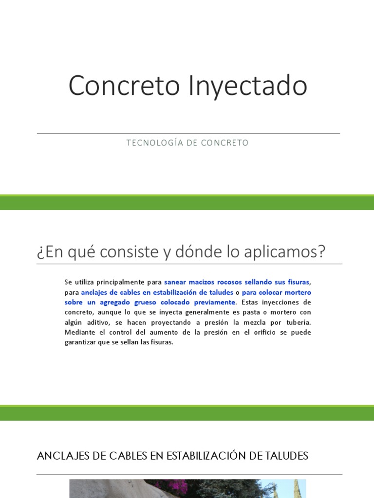 Concreto Inyectado | PDF