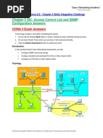 4.1.1.10 Packet Tracer - Configuring Extended ACLs Scenario 1 - Instructor | PDF | File Transfer ...