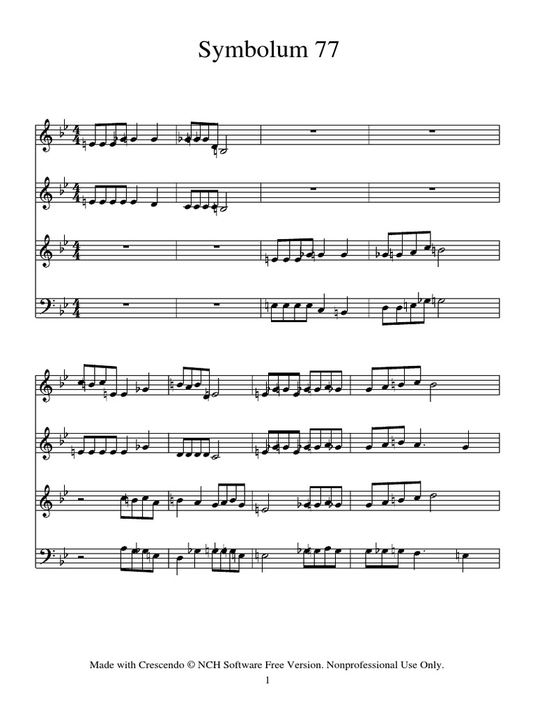 Symbolum 77 | PDF