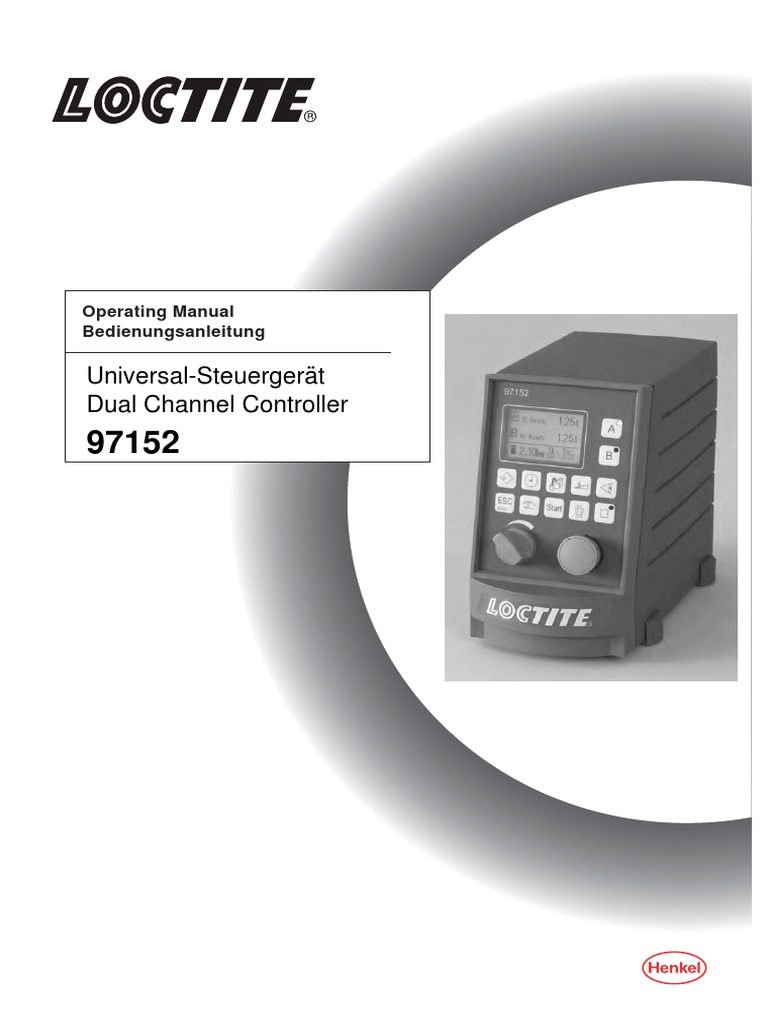 Loctite 97152 Manual | PDF | Valve | Programmable Logic Controller