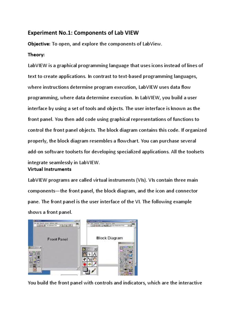 An Introduction to the Key Components of LabVIEW: The Front Panel ...