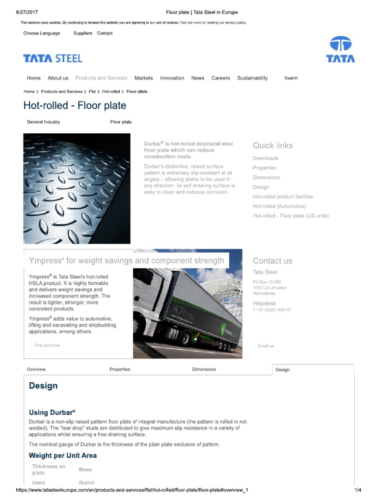 Durbar Steel Plate | PDF