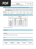 S275 Steel Grades and Specifications | PDF | Steel | Strength Of Materials