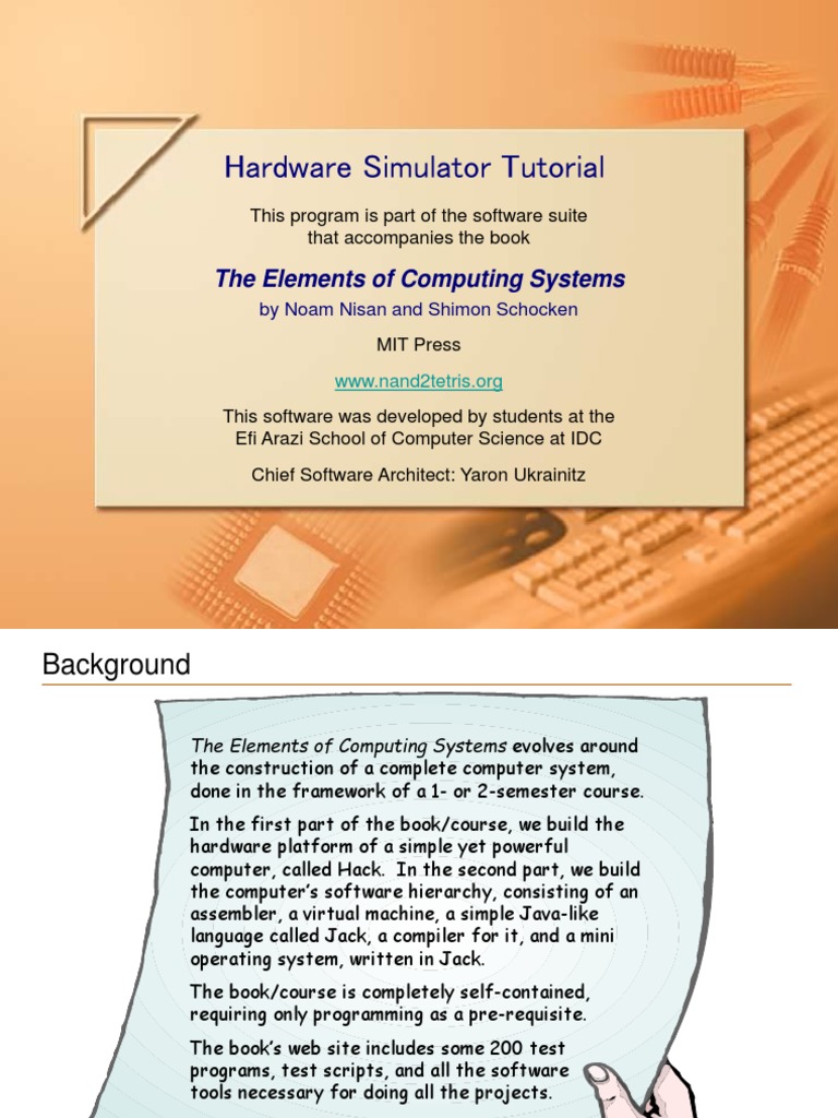 Hardware Simulator Tutorial | PDF | Hardware Description Language ...