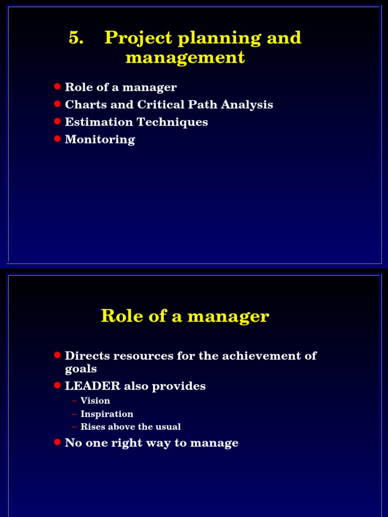 Project Planning and Management | PDF | Software Development Process | Systems Engineering