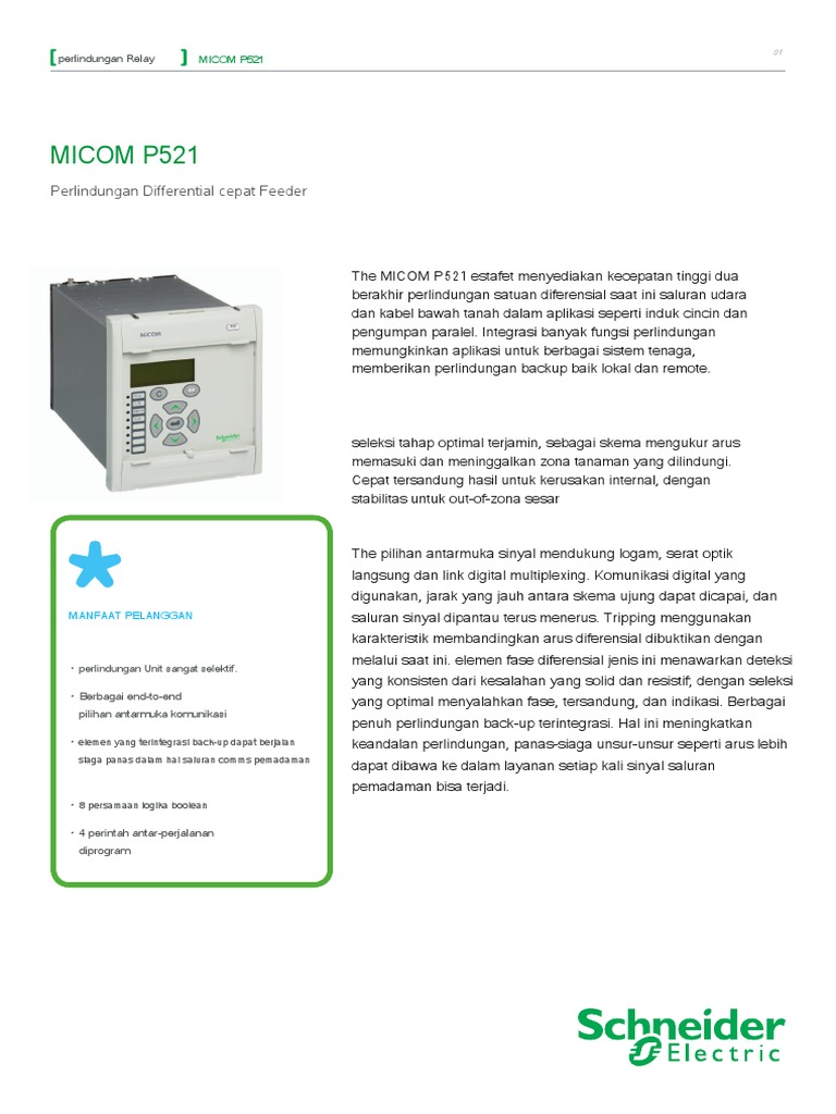 MiCOM P521.en - Id | PDF