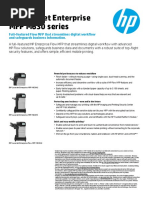 HP M605 Datasheet | PDF | Printer (Computing) | Microsoft Windows