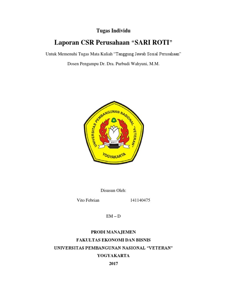 Laporan Csr