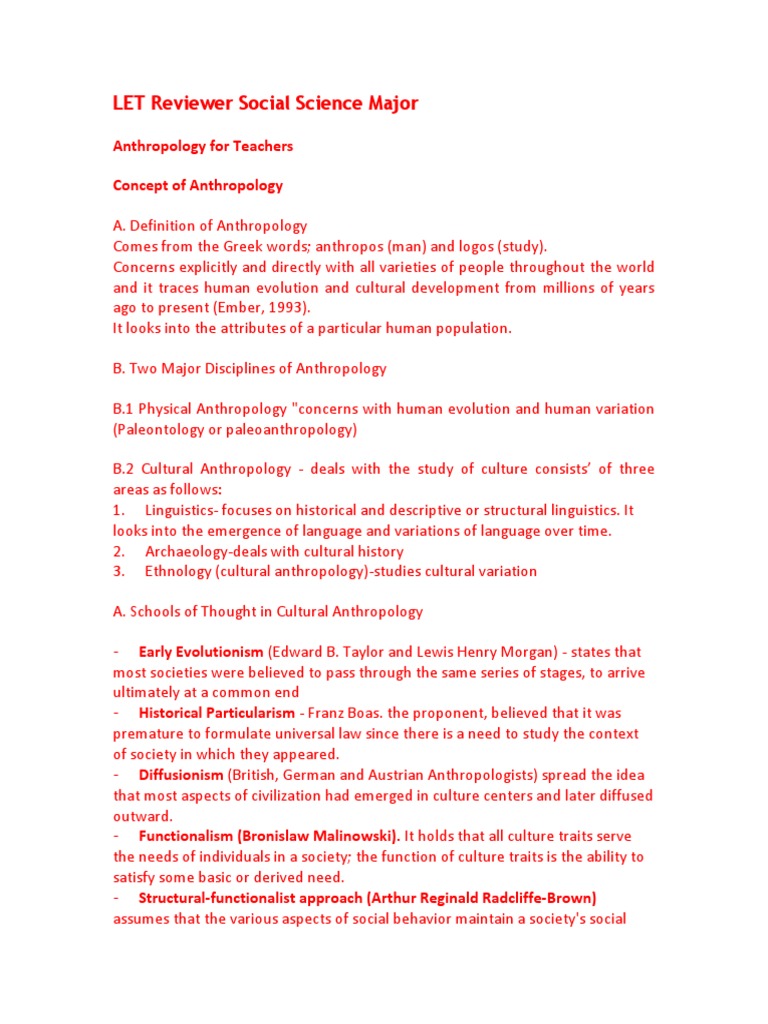 LET Reviewer Social Science Major | PDF | Pragmatism | Noble Eightfold Path