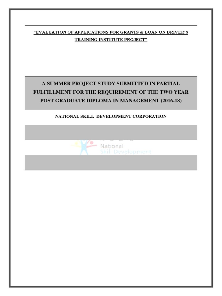 Internship Report NSDC | PDF | Business Process | Data Analysis