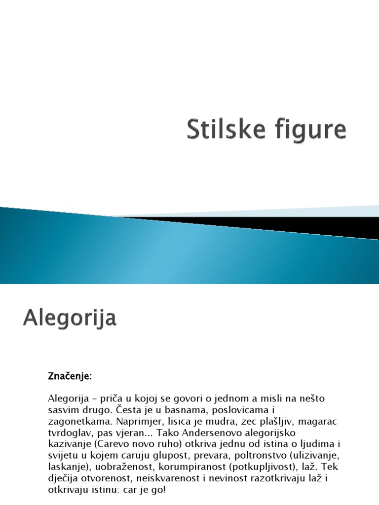 Stilske Figure | PDF