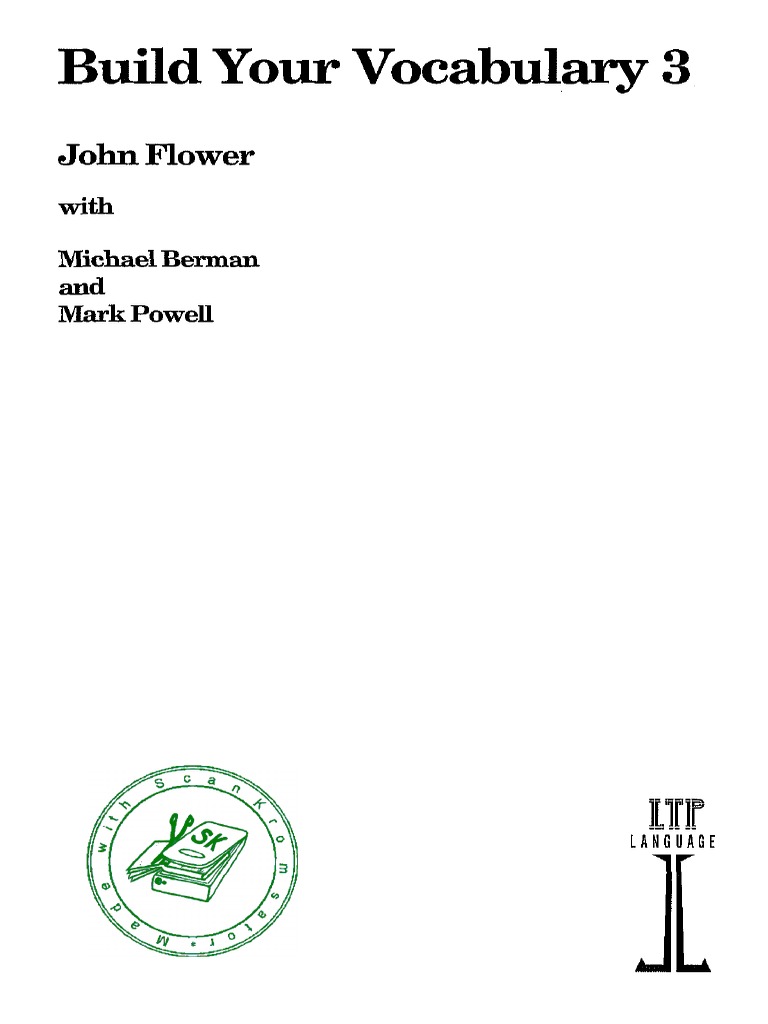 Build Your Vocabulary 3 | PDF