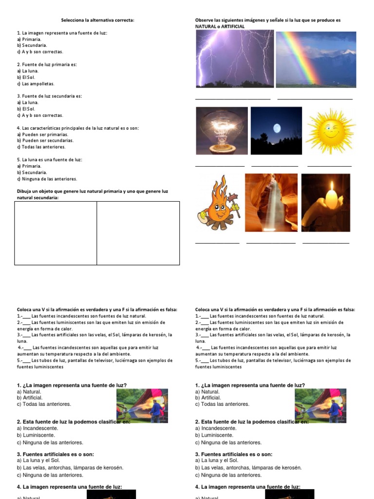 Guia Sobre La Luz | PDF | Bombilla incandescente | Ligero