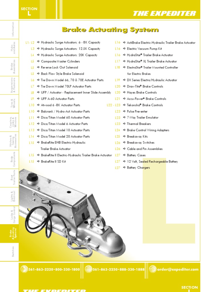 L - Brake Actuating Systems | PDF | Trailer (Vehicle) | Brake