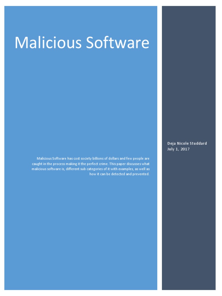 Malware | PDF | Malware | Computer Virus
