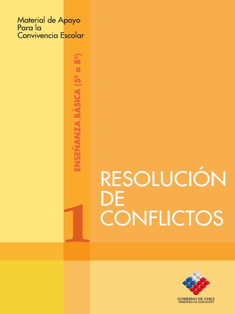 Resolución de Conflictos 2. 5to. - 8vo. Grado PDF | PDF | Conflicto ...
