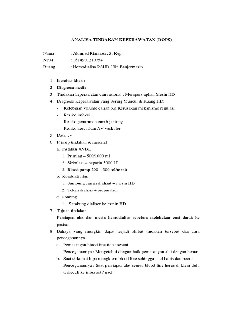 DOPS Pemasangan Alat HD | PDF