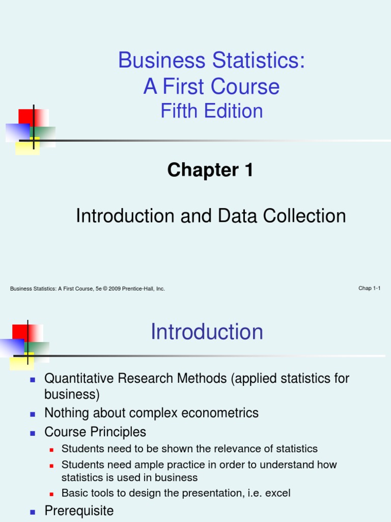 Business Statistics: A First Course: Fifth Edition | Download Free PDF ...