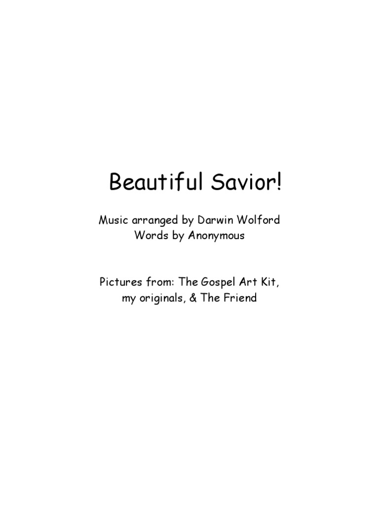 Beautiful Savior | PDF