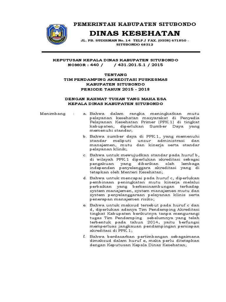 SK Tim Pendamping | PDF