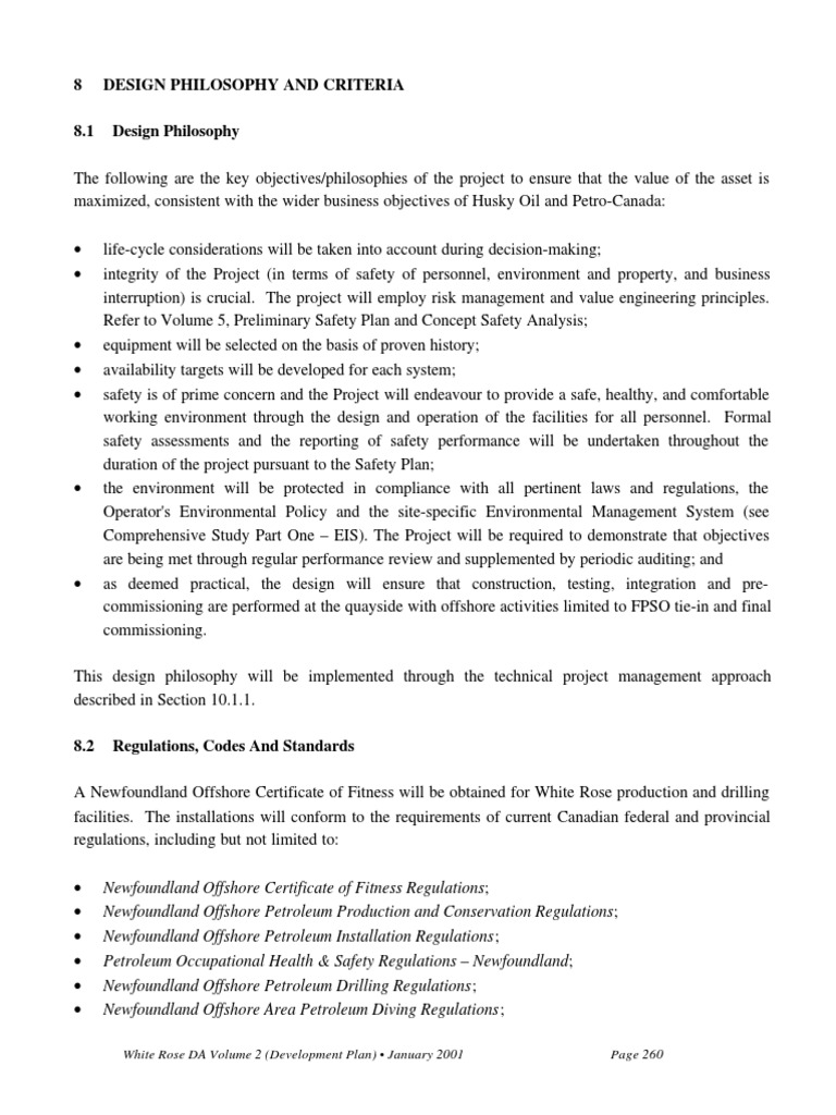 8 Design Philosophy and Criteria: White Rose DA Volume 2 (Development ...
