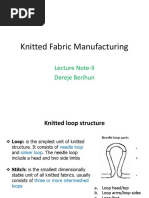 Understanding Knitting Loop Structures | PDF | Knitting | Textiles