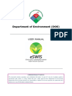 eSWIS User Manual WAC | PDF | Login | Button (Computing)