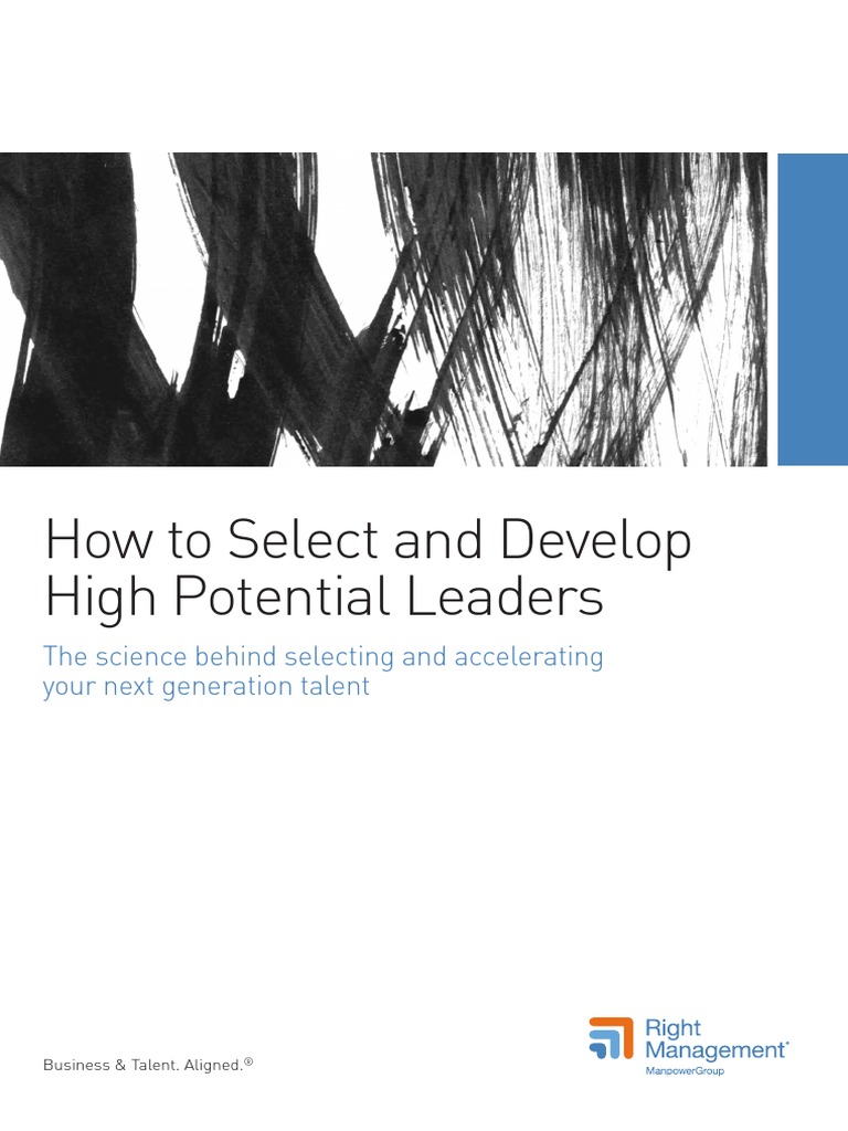 How To Select and Develop High Potential Leaders | PDF | Leadership ...