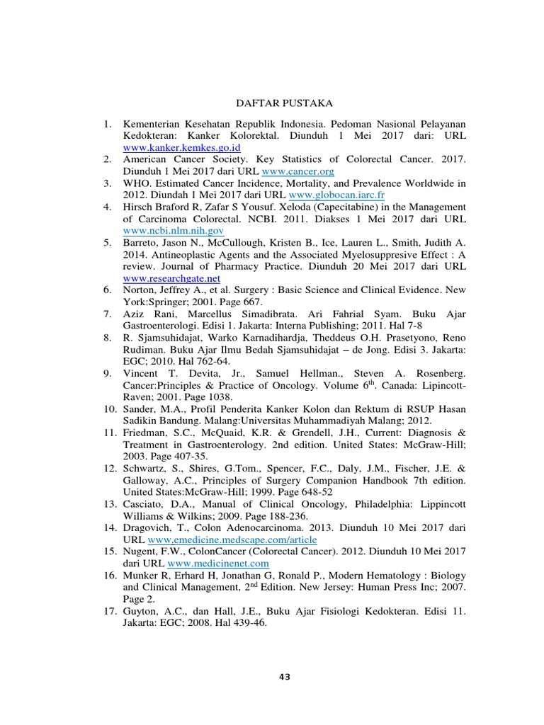 dapus 1 | Oncology | Neoplasms