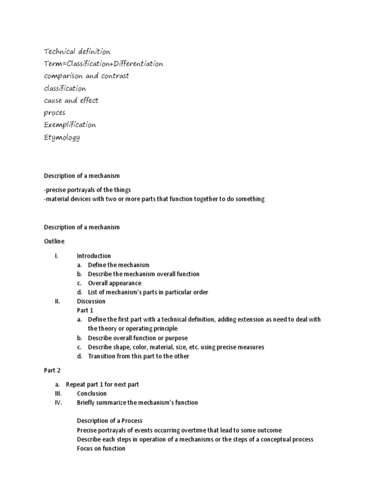 Technical Definition | PDF