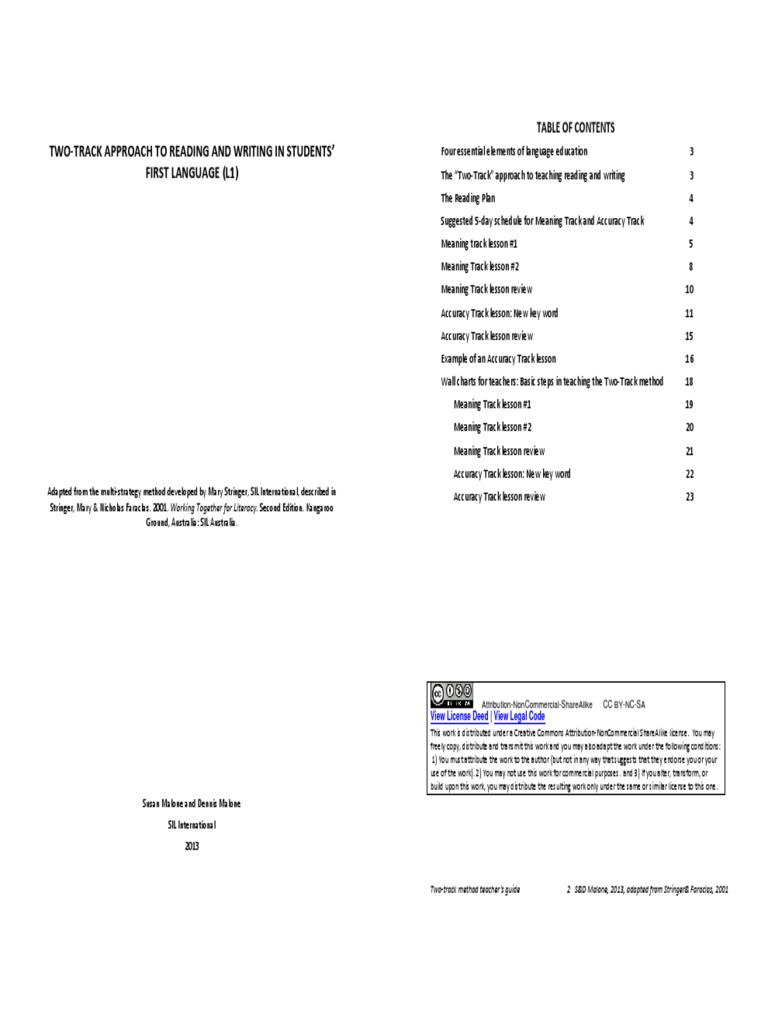 2-Track Method Teachers Trainers Guide 2013 | Download Free PDF ...