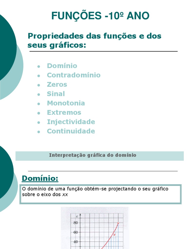 Propriedades Das Funções | PDF | Função (Matemática) | Função contínua