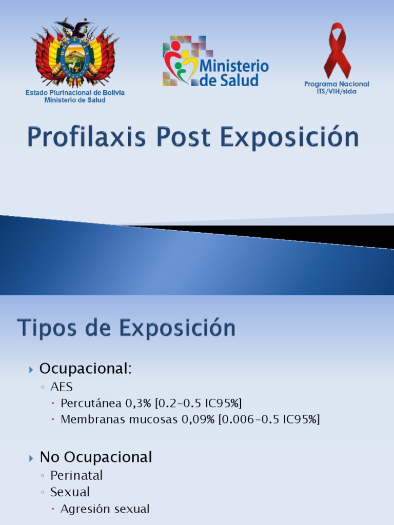 Profilaxis Post Exposición | PDF | VIH | Violación
