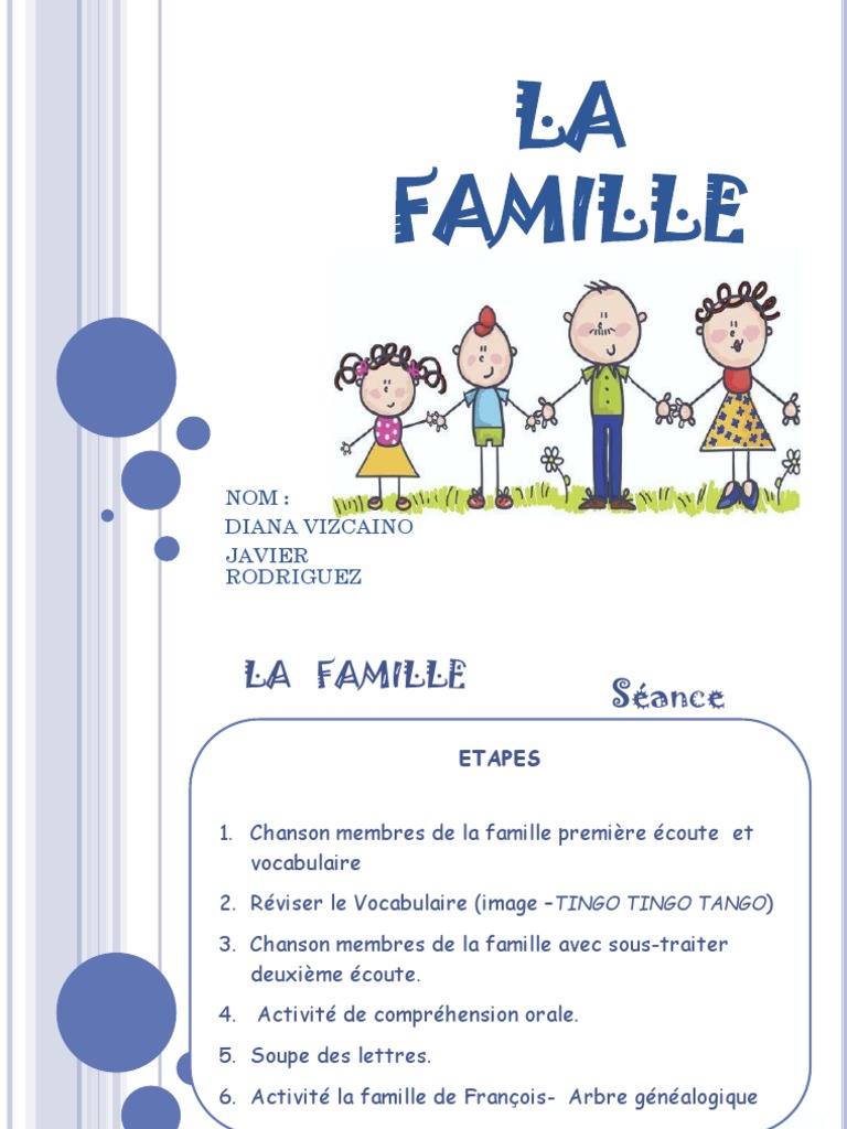 La Famille Seance | PDF | Lexique | Linguistique
