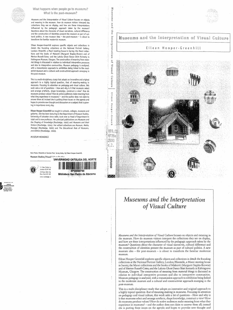 Hooper Greenhill Educational Role Museum | National Education