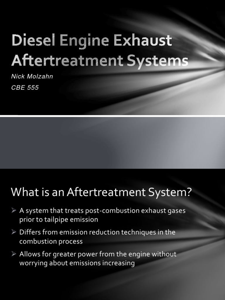Diesel Engine Exhaust Aftertreatment Overview | PDF | Exhaust Gas | N Ox