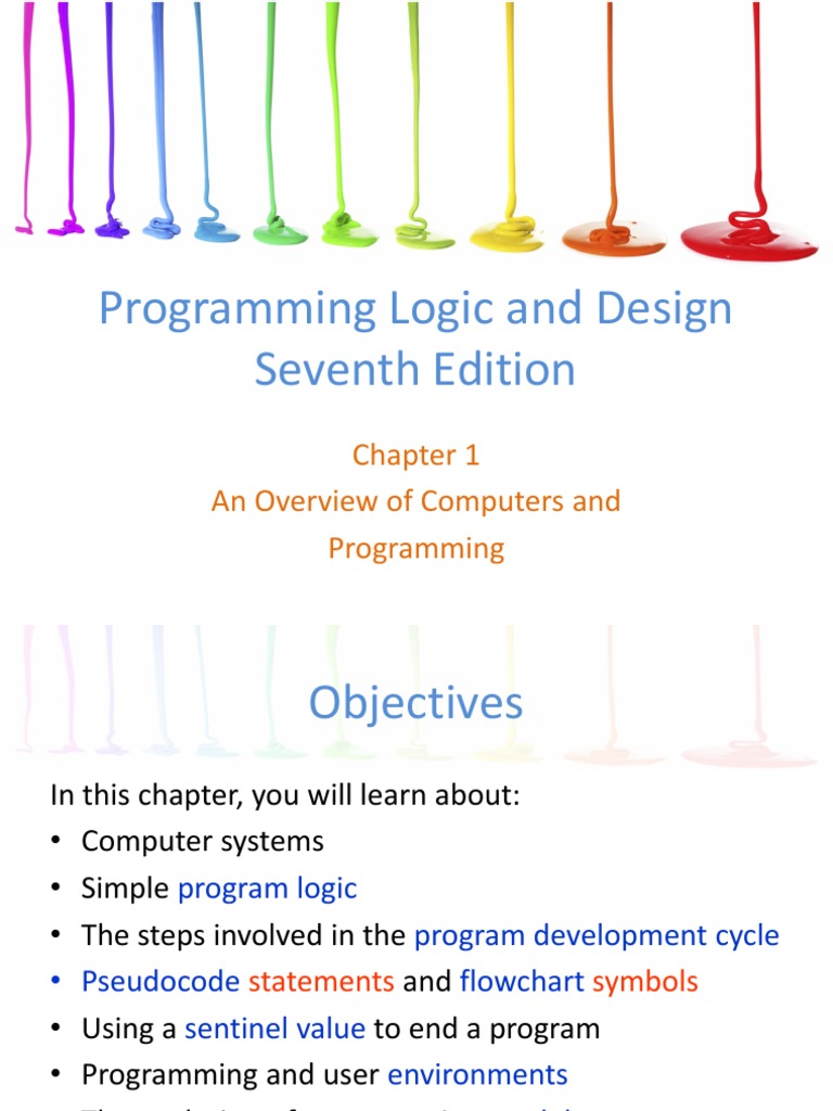 Pld7e ch01 | PDF | Computer Program | Programming